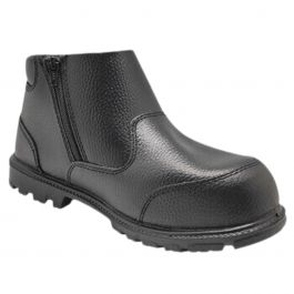 Cheetah safety shoes - Nitrile - Ankle boots with elastic sides - Black