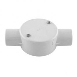 Legrand Through 2 Way Box 20Mm C/W Nut - SCB 20-2N