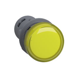 Easy Harmony XA2E Pilot light, plastic, yellow, Ø 22 mm, with integral ...